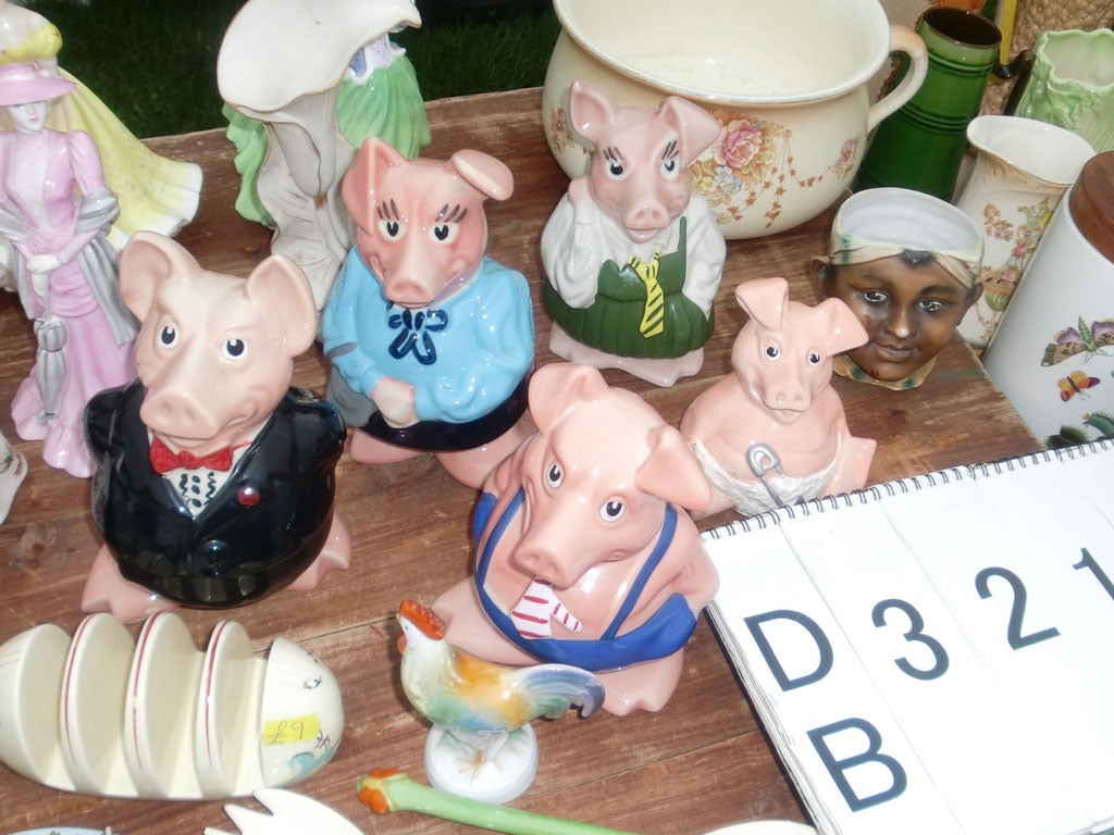 ピギーバンクセット | ロイズ・アンティークス | ヨーロッパのアンティーク/ヴィンテージ家具